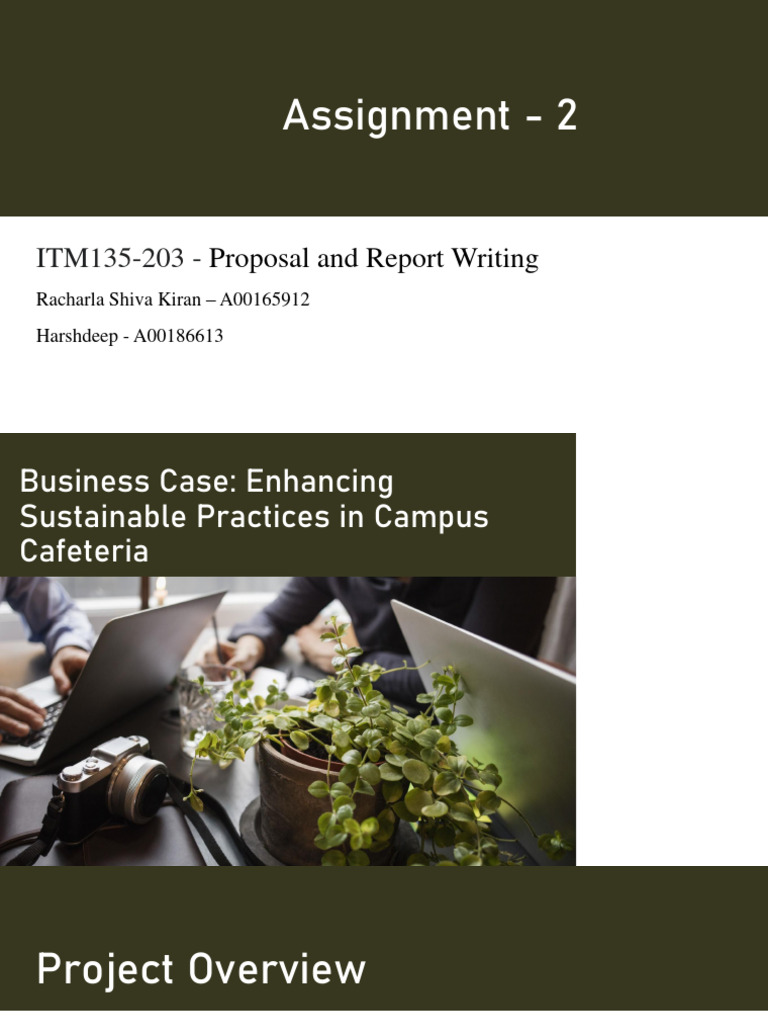 Business Case Study-Campus Cafeteria (Assignment-2) | PDF | Sustainability | Efficient Energy Use