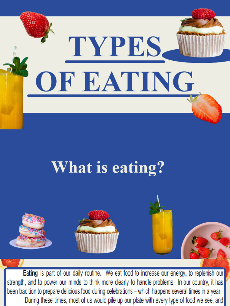 Four Types of Eating Explained | PDF | Eating | Eating Behaviors Of Humans