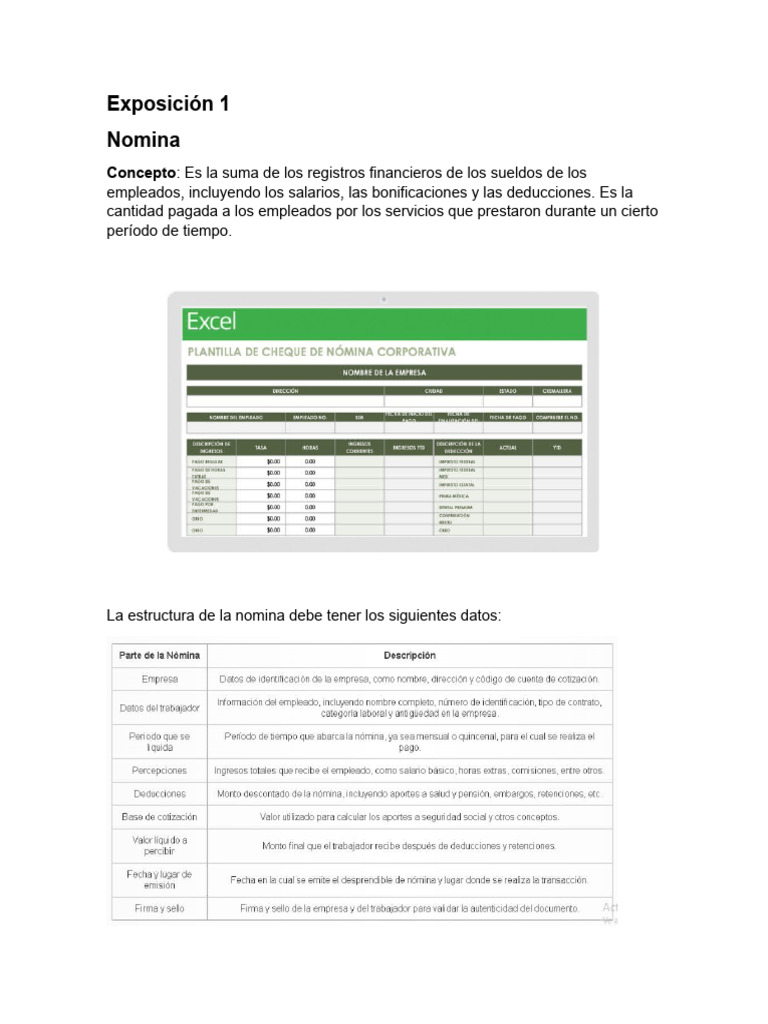 Exposiciónes Contabilidad | PDF | Estado de resultados | Hoja de balance