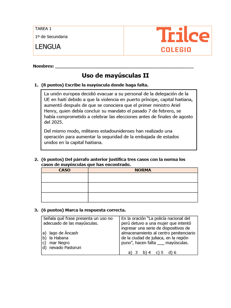 Uso Correcto de Mayúsculas en Textos | PDF | Derecho