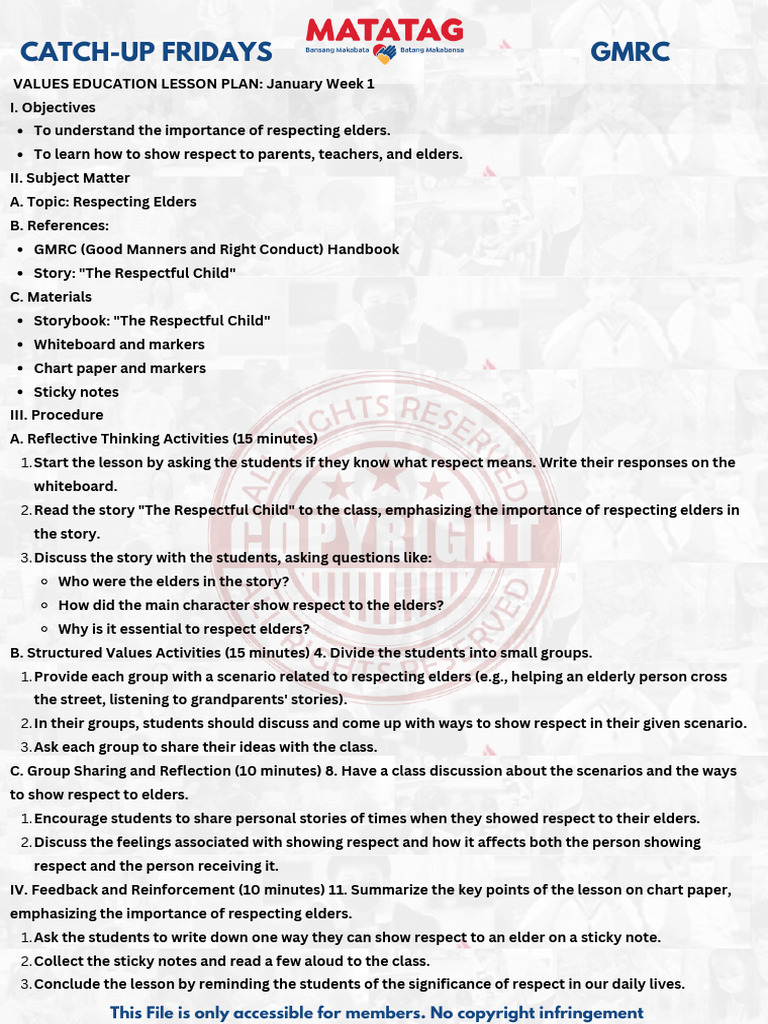 GMRC and Values | PDF