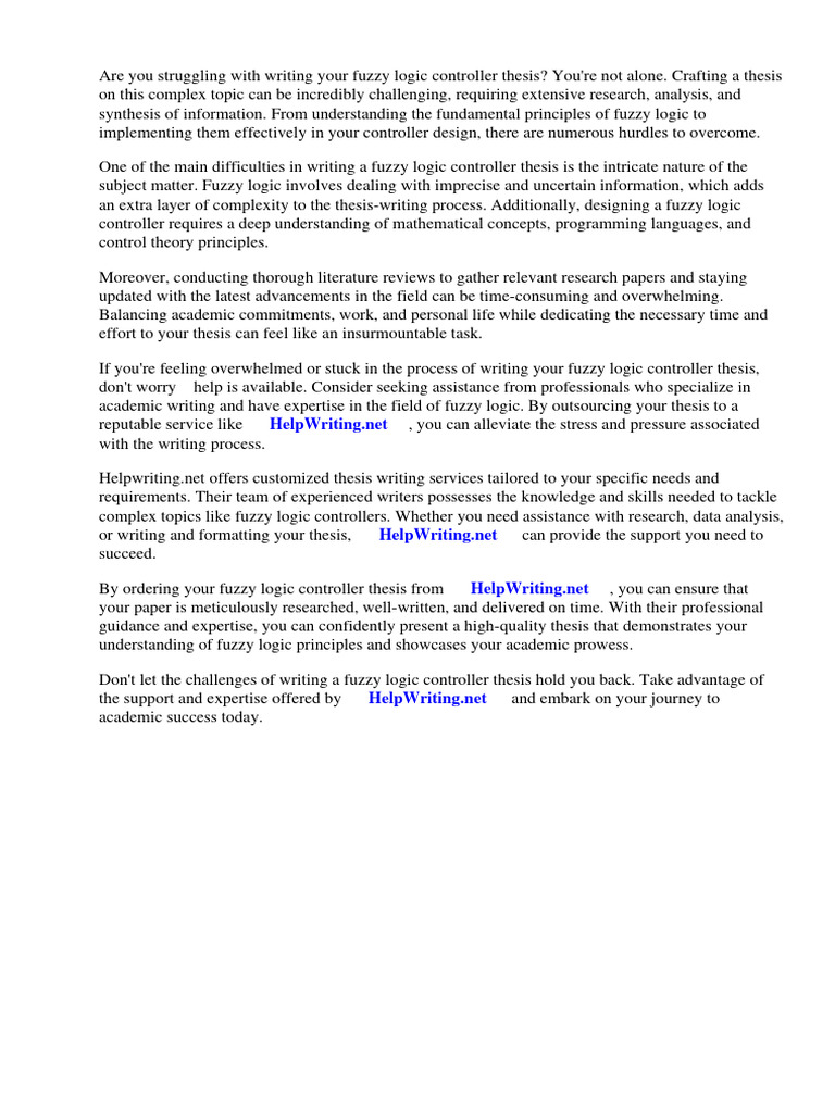 Fuzzy Logic Controller Thesis | PDF | Fuzzy Logic | Electrical Grid Fuzzy Logic Controller Thesis | PDF | Fuzzy Logic | Electrical Grid
