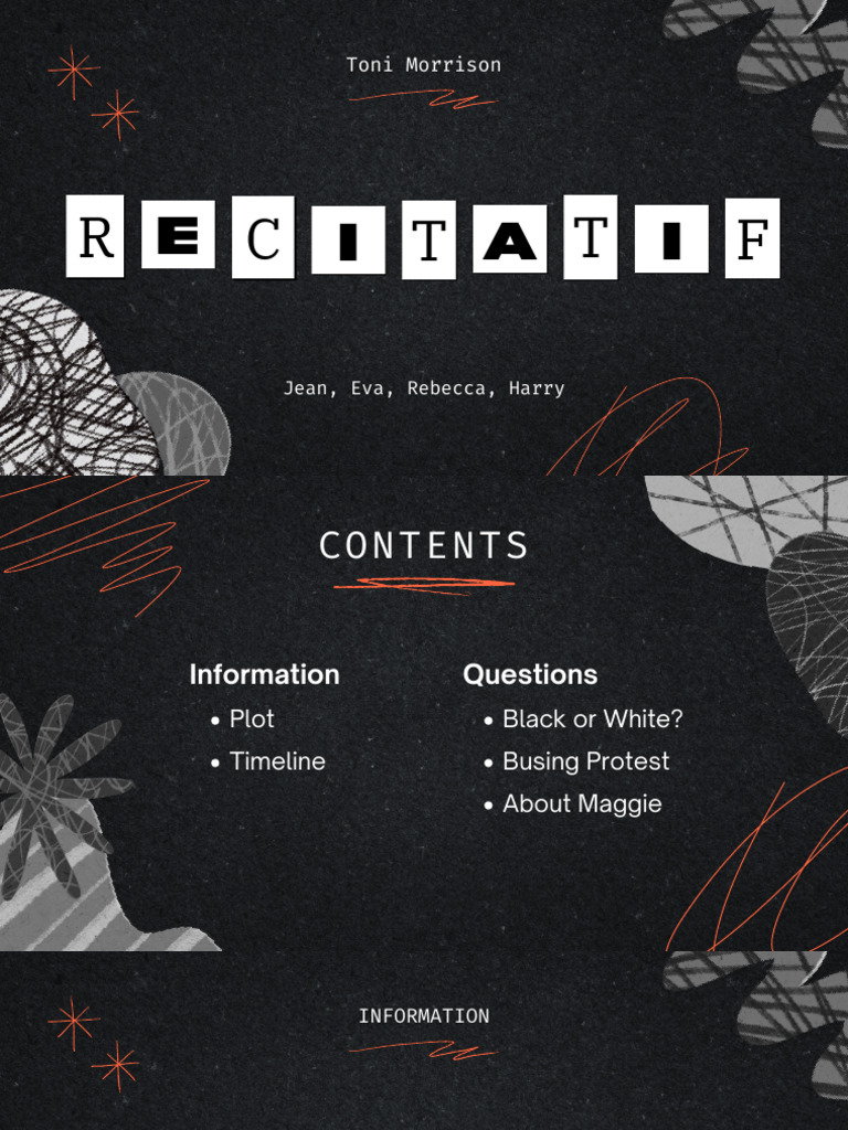 Recitatif | PDF | Desegregation Busing | Racial Segregation In The ...