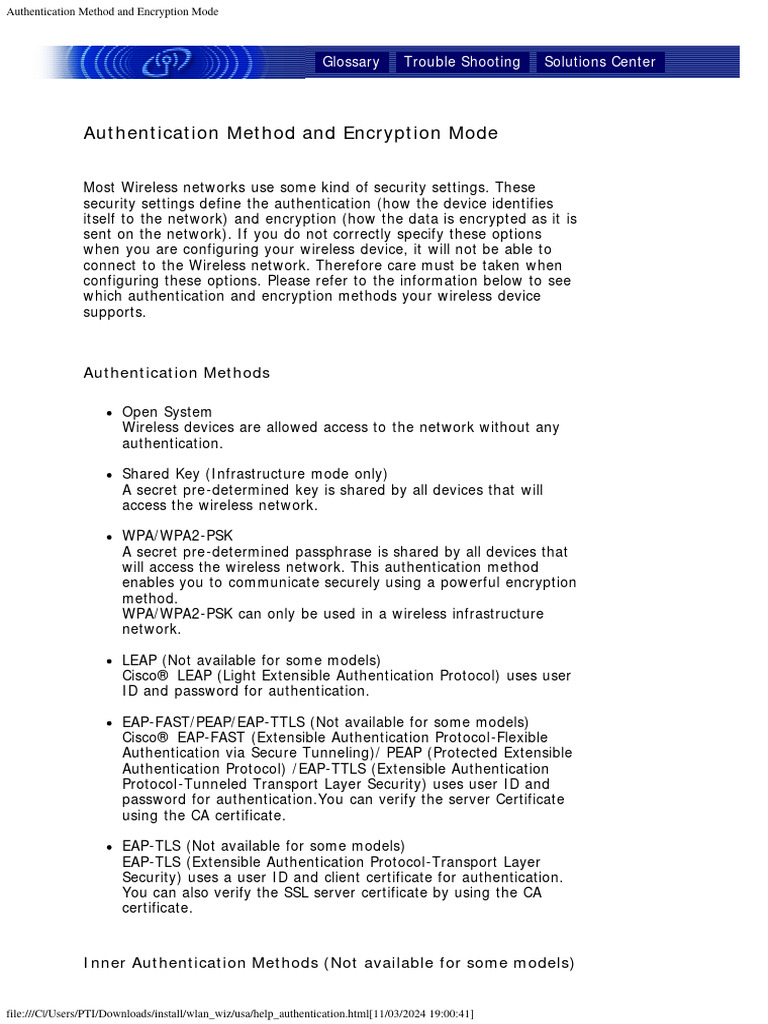 Help - Authentication DCP-T500W | PDF | Cryptography | Computer Engineering