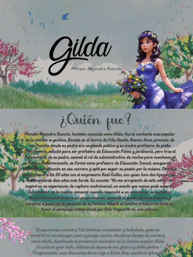 Biografia Gilda | PDF