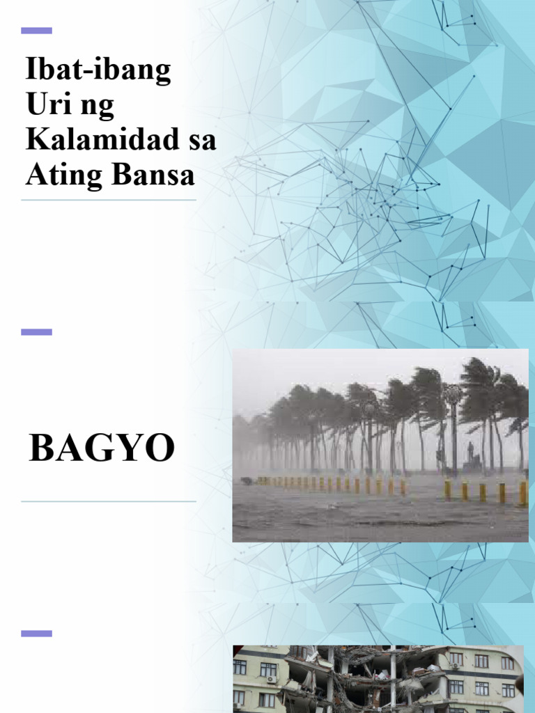 Ibat Ibang Uri NG Kalamidad | PDF