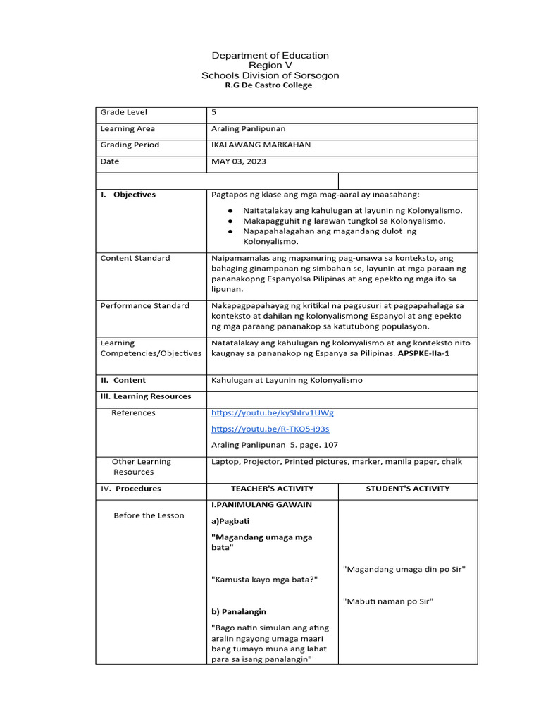 (SOCSTUD) LP and Demo | PDF