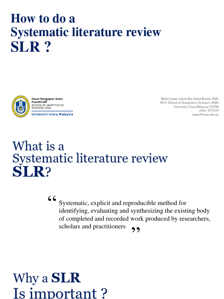 Systematic Literature Review | PDF | Systematic Review | Analytics Systematic Literature Review | PDF | Systematic Review | Analytics