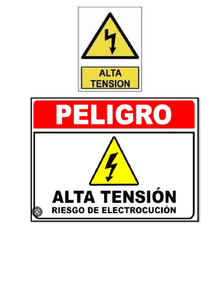 simbolos alta tension | PDF