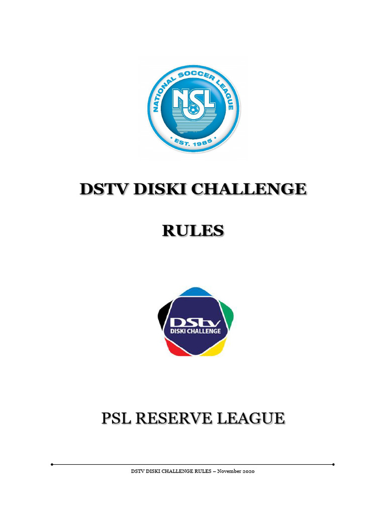 DSTV Diski Challenge Rules November 2020 | PDF | Arbitral Tribunal | Government