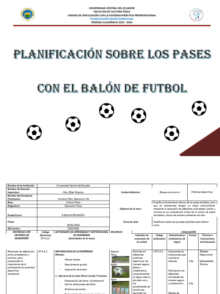 CHRISTIAN OTTO - PASES | PDF | Evaluación | Enseñando