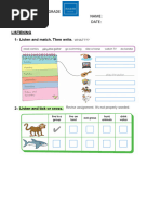 English Ukg Worksheet | PDF