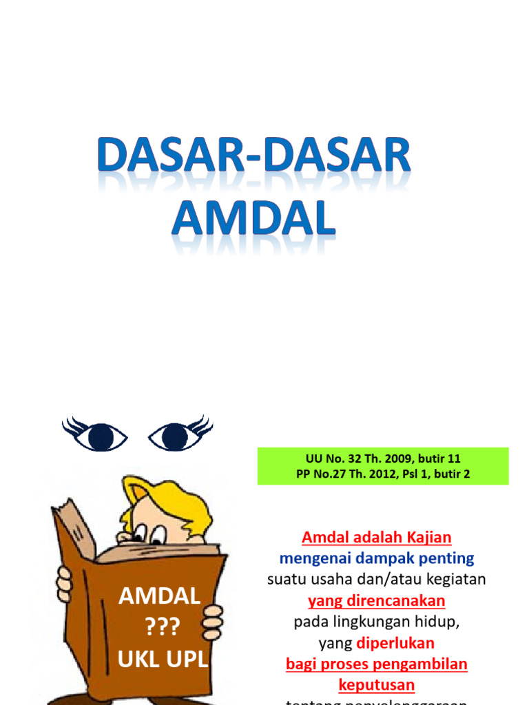 Dasar-Dasar AMDAL | PDF | Sains & Matematika | Teknologi & Rekayasa
