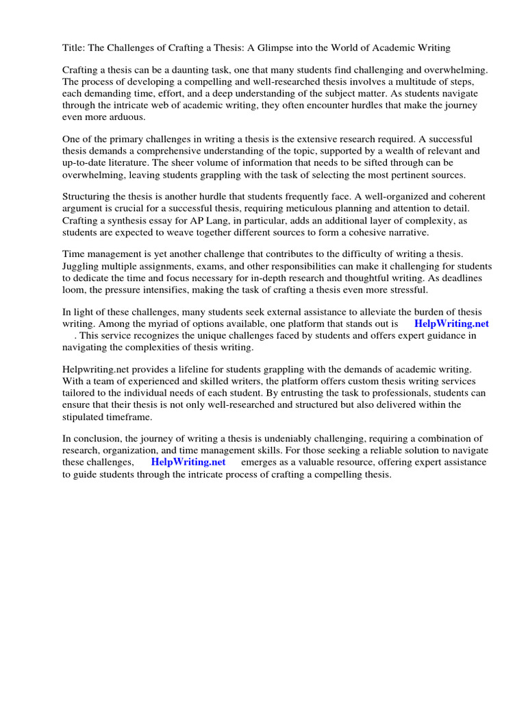 Sample Synthesis Essay AP Lang | PDF | Essays | Knowledge