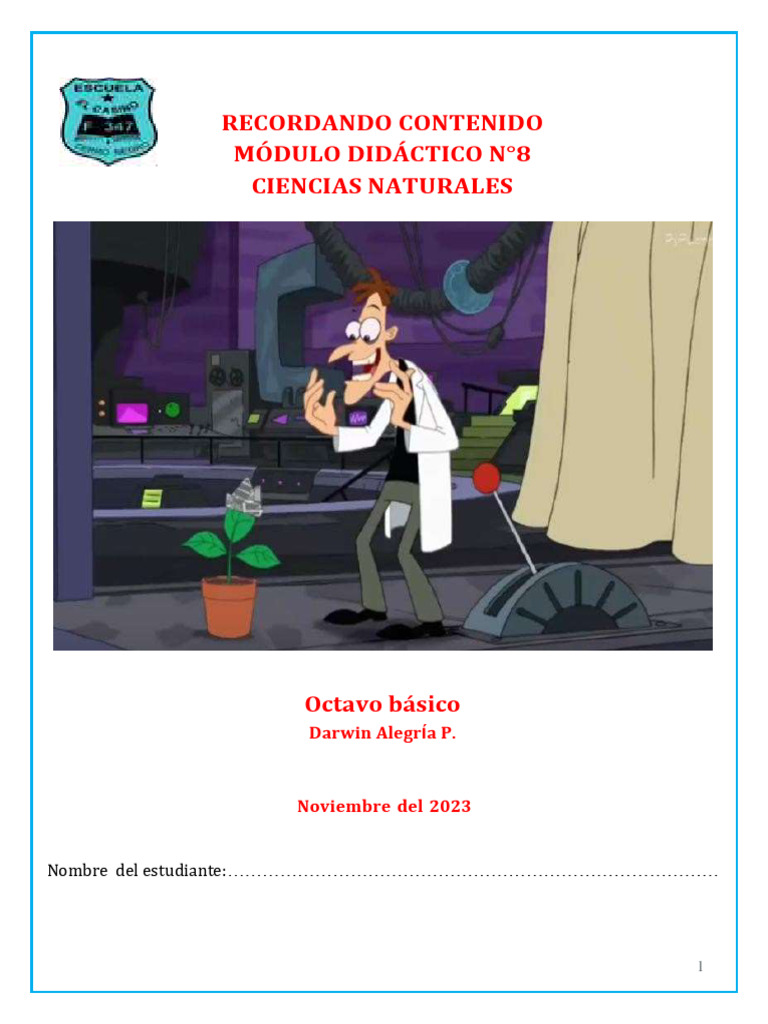 8o Básico Ciencias Módulo 8 | PDF | Ciencia y matemáticas