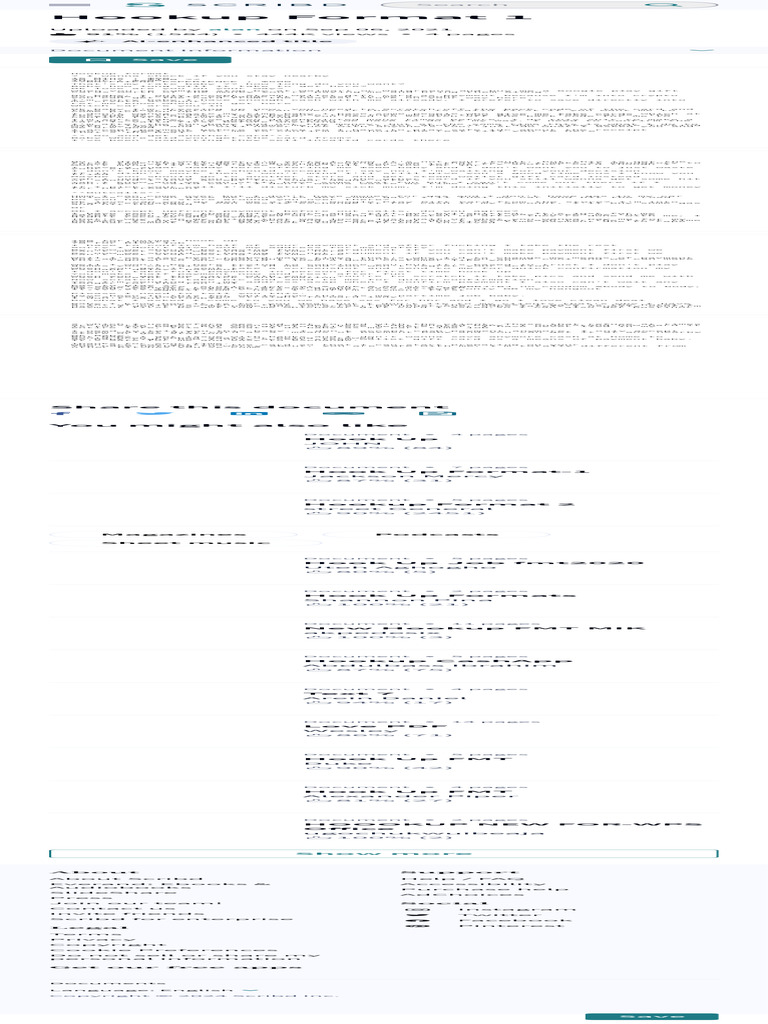 Hookup Format 1 PDF Payments 2 | PDF