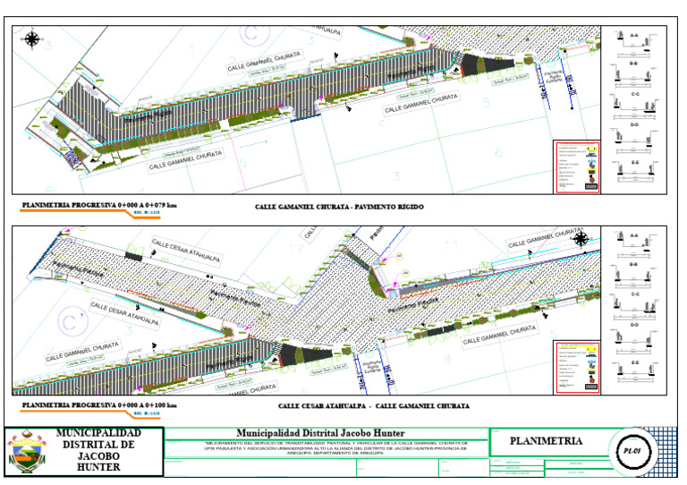 Planimetria Ubicacion de Barandas | PDF