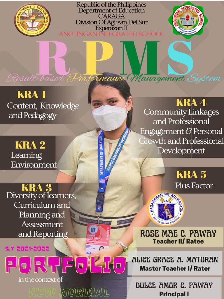 E-Portfolio RPMS S.Y 2021-2022 | PDF