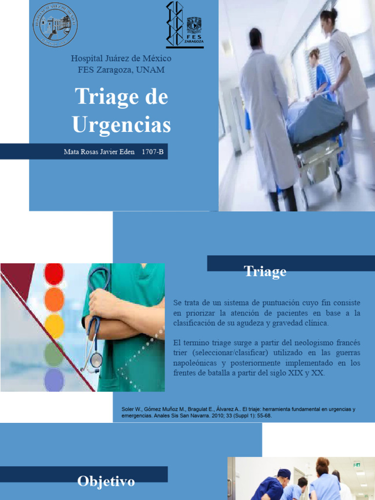 Importancia del Triage en Urgencias | PDF | Emergencias Médicas ...