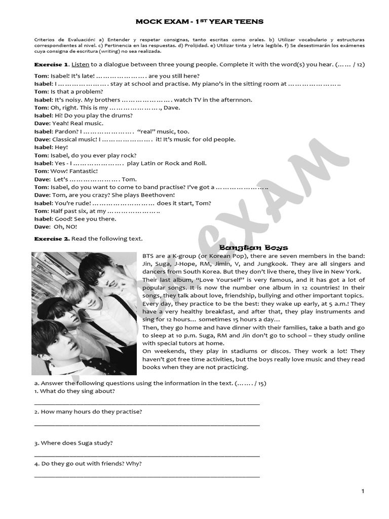 1ro Adol Final MOCK | PDF