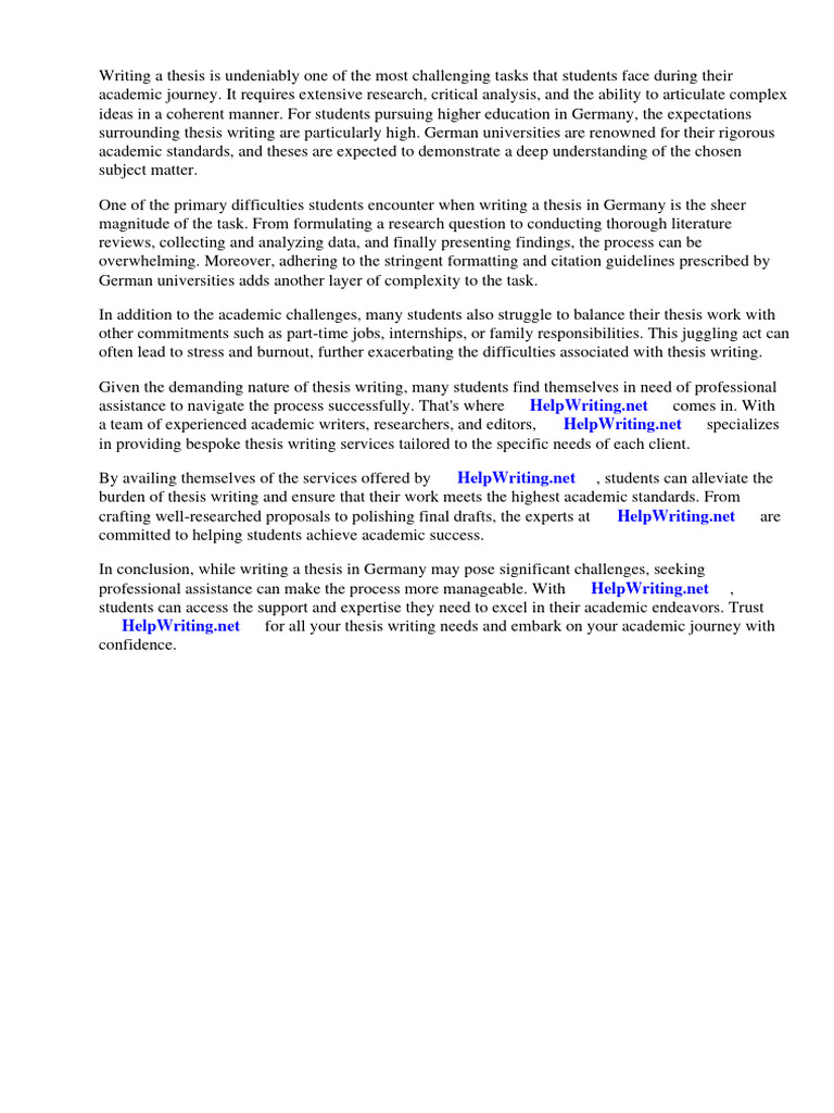 Thesis Positions in Germany | PDF | Thesis | Doctor Of Philosophy