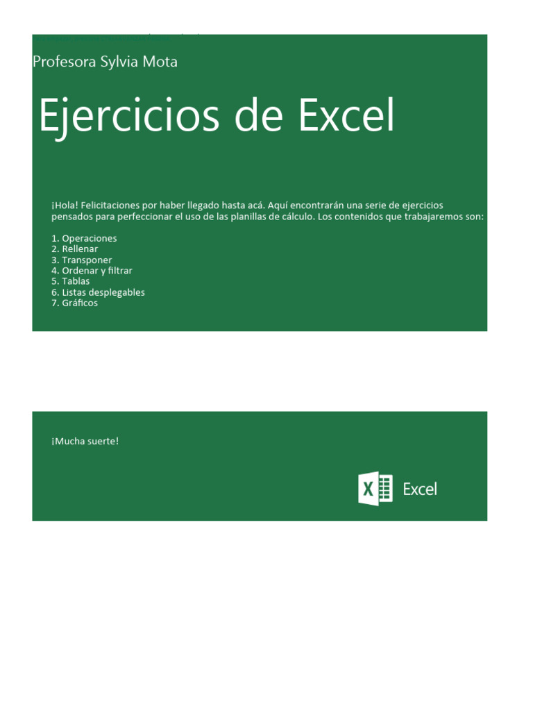 Examen Excel | PDF | Hoja de cálculo | Microsoft Excel