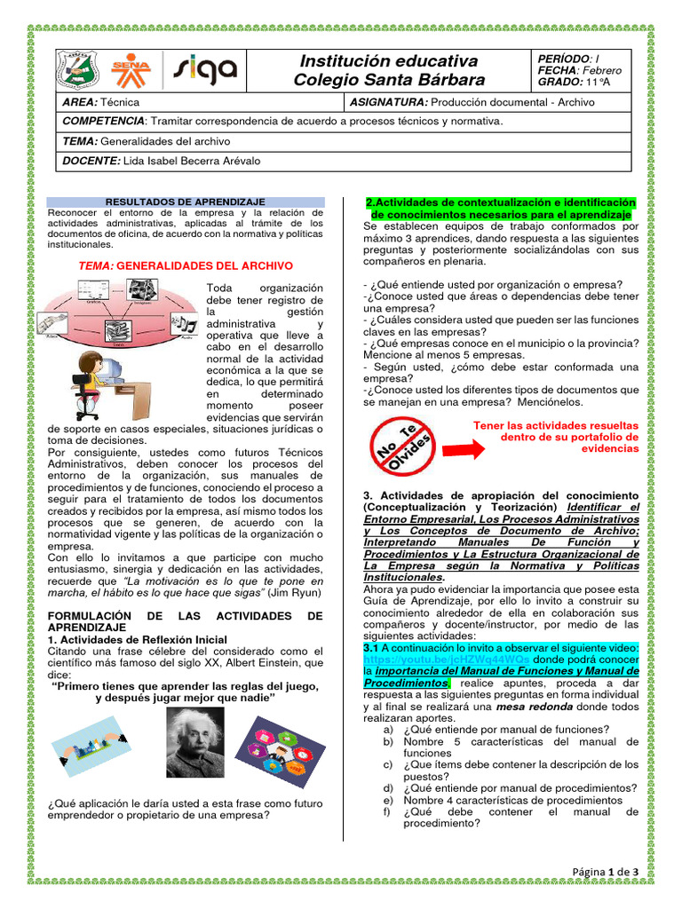 1 Generalidades de Archivo | PDF | Business | Gestión de registros