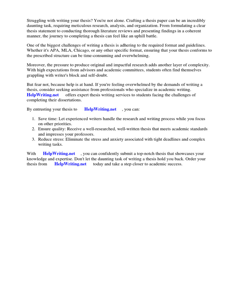 Thesis Paper Format PDF | PDF | Thesis