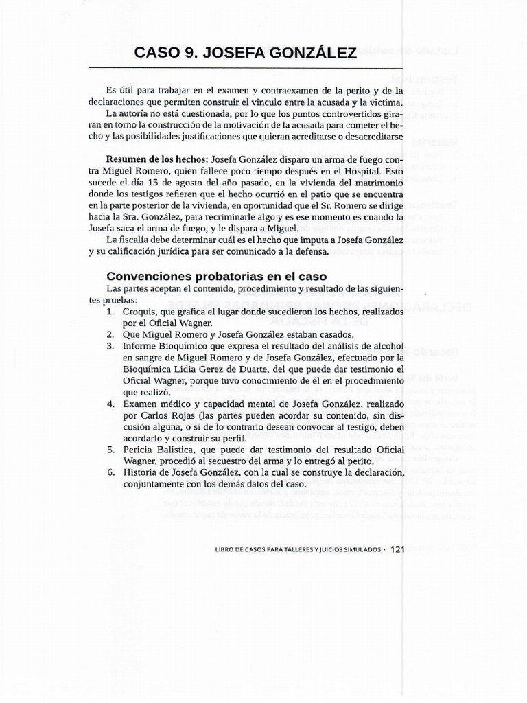 Caso Josefa González | PDF