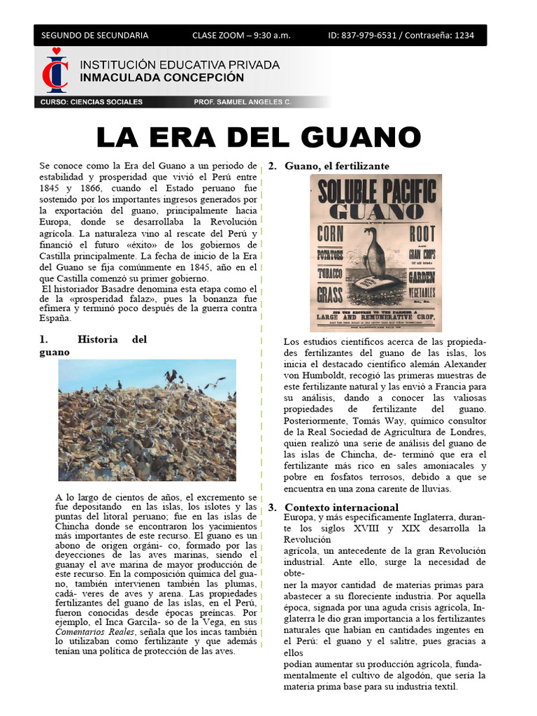 2°sec - La Era Del Guano | PDF