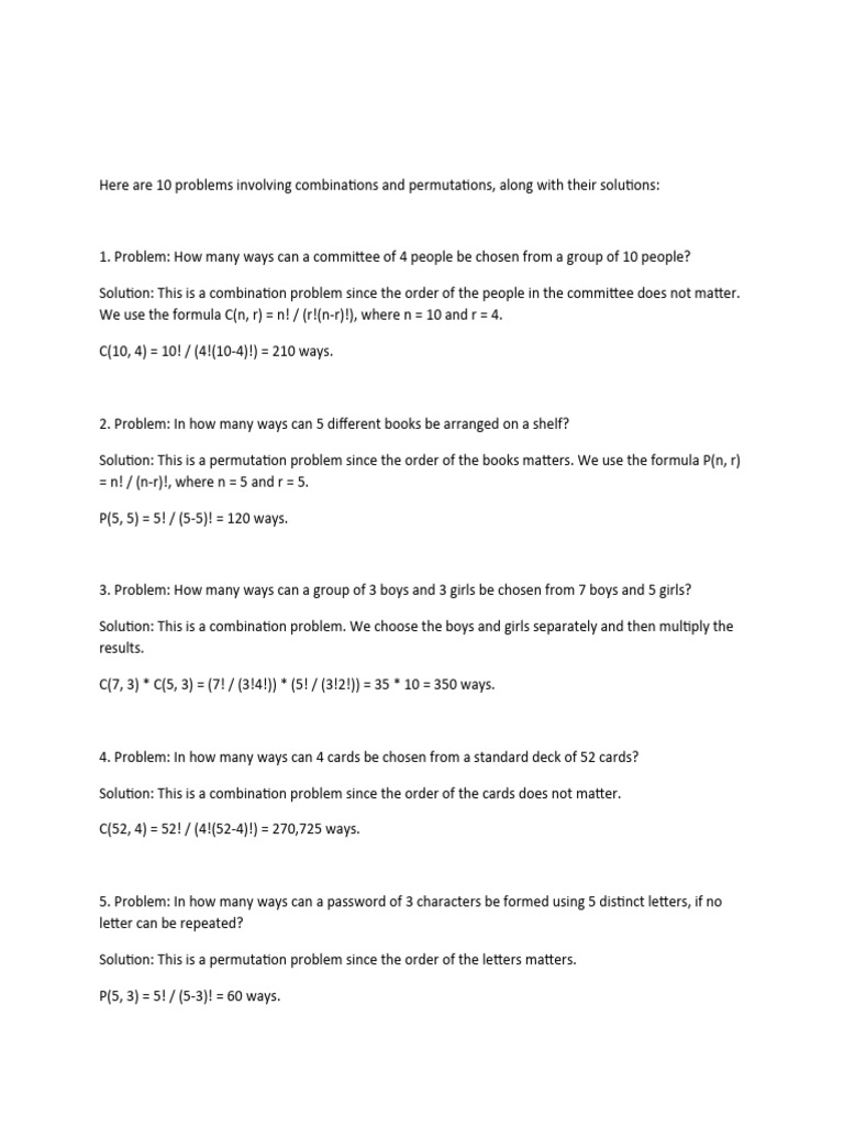 Math 10 Long Quiz | PDF | Combinatorics | Mathematics