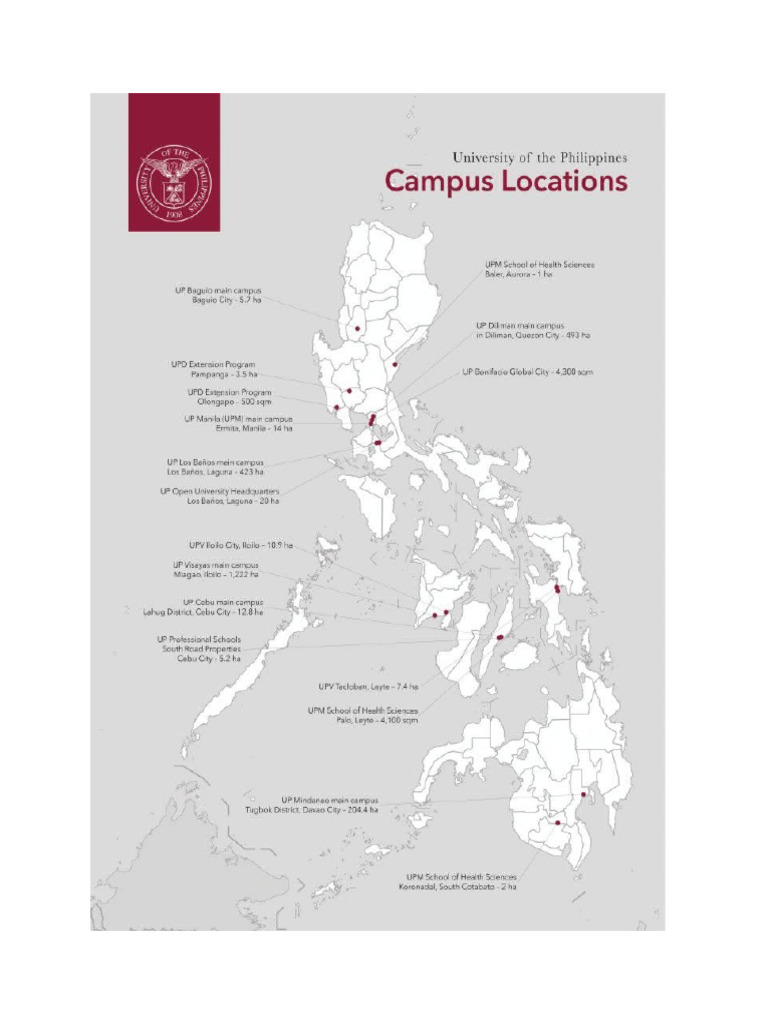 UP Campus Locations | PDF