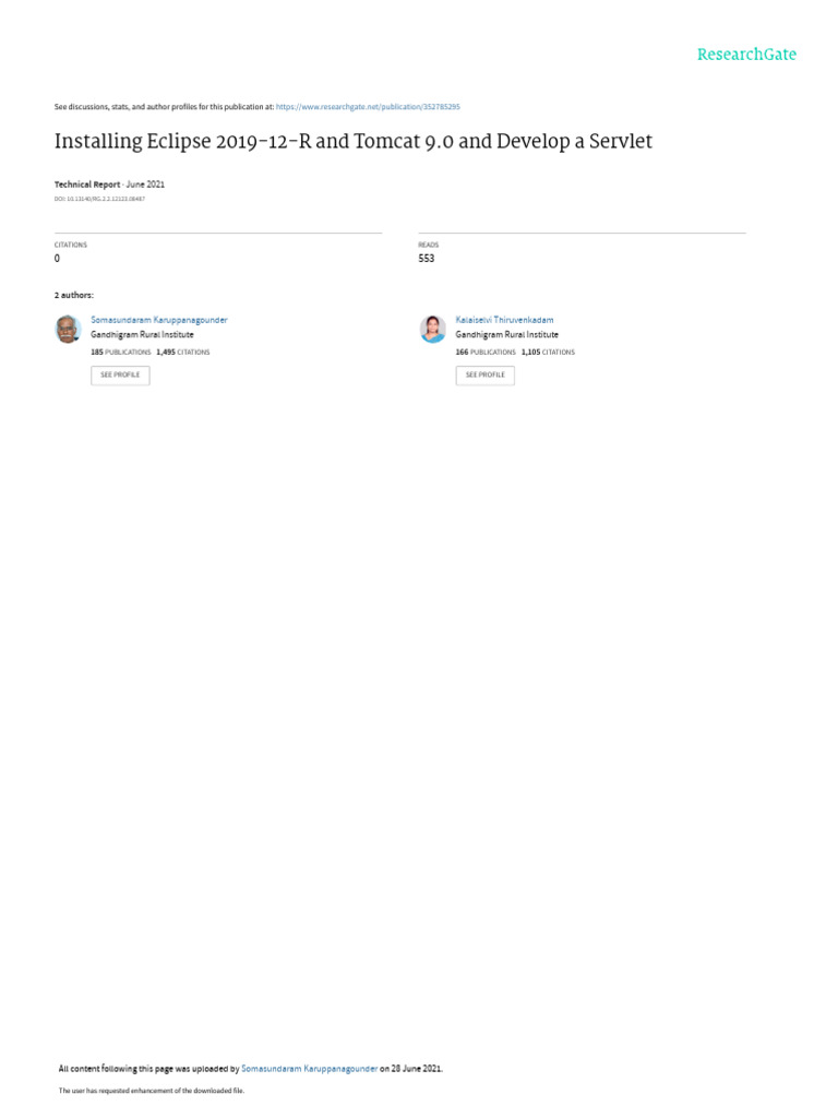 Servlet Development | PDF