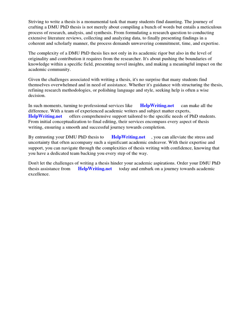 Dmu PHD Thesis | PDF | Thesis | Logic