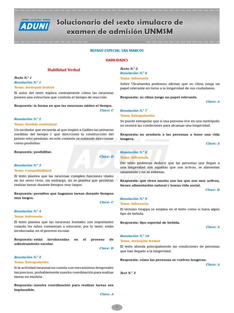 6_SOLUCIONARIO_RESM_2023 | PDF