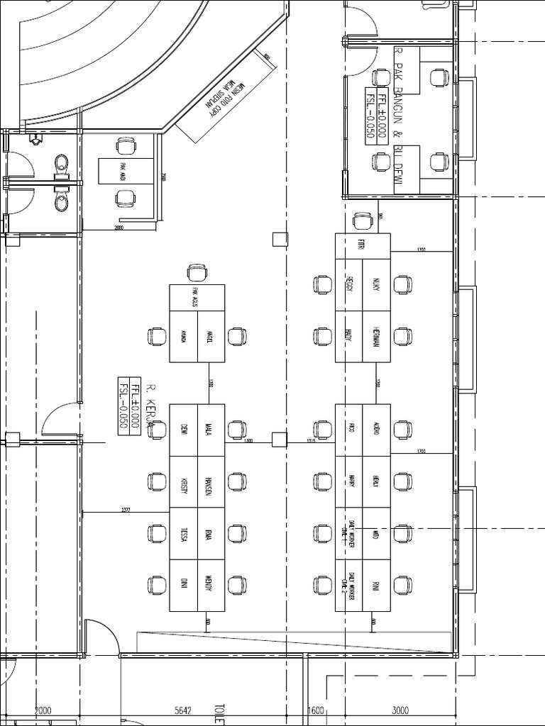 Layout Mapping Meja Final (1) | PDF