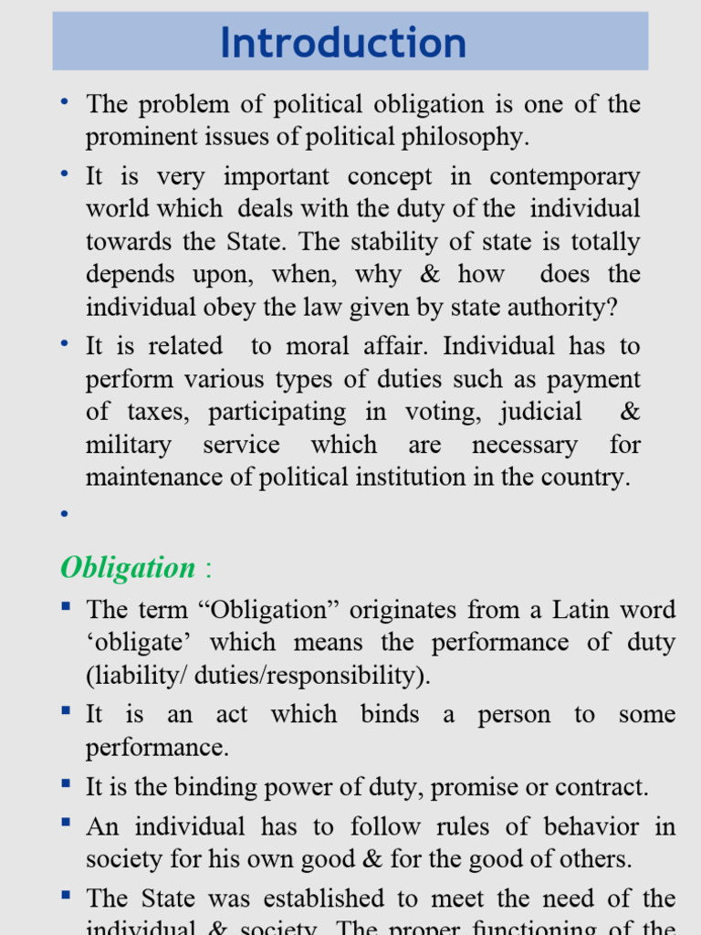 Understanding Political Obligation | PDF | Taxes | Obedience (Human Behavior)