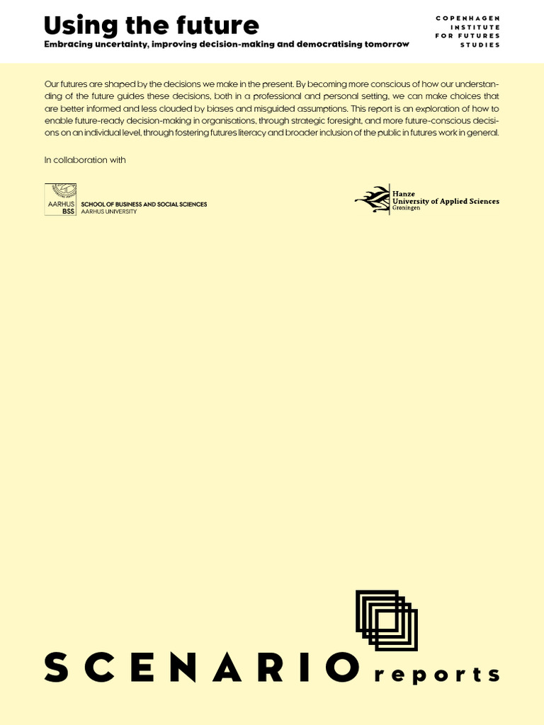 Using The Future Copenhagen Institute For Futures Studies | PDF | Cognition | Cognitive Science