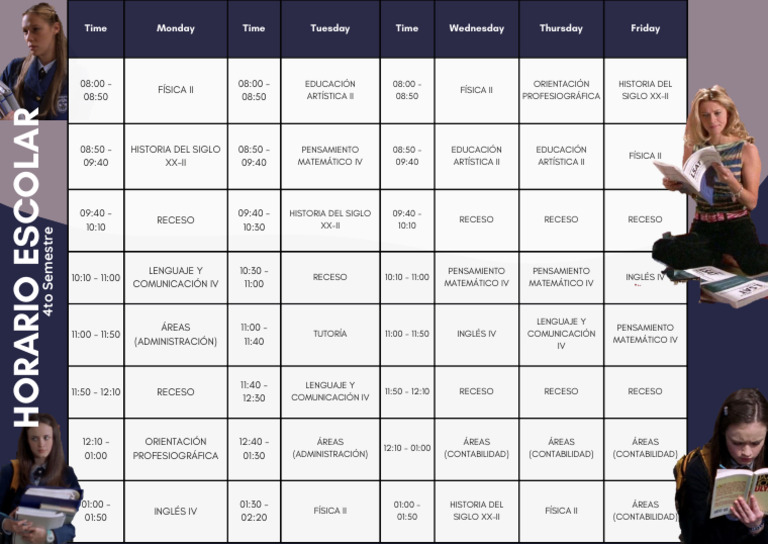 Horario Escolar | PDF