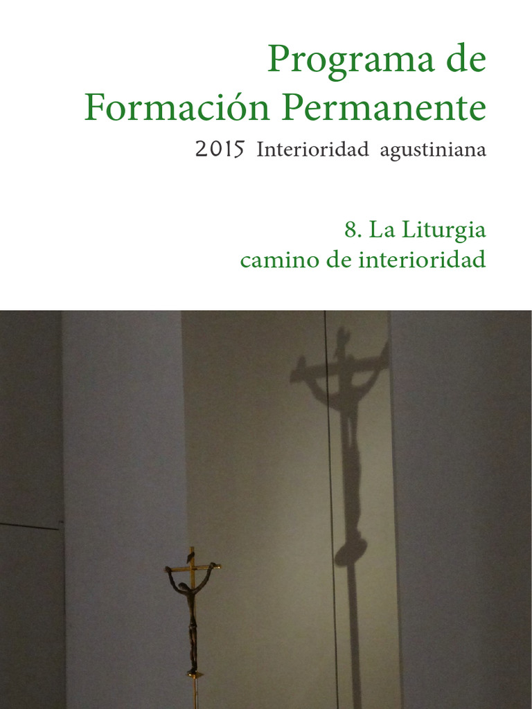 Interioridad y Liturgia | PDF | eucaristía | Misa (liturgia)