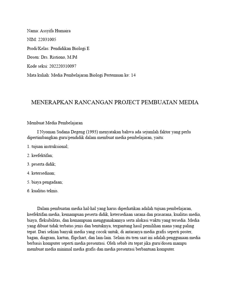 Tugas Pertemuan Ke 14 MPB | PDF | Ilmu Sosial | Seni