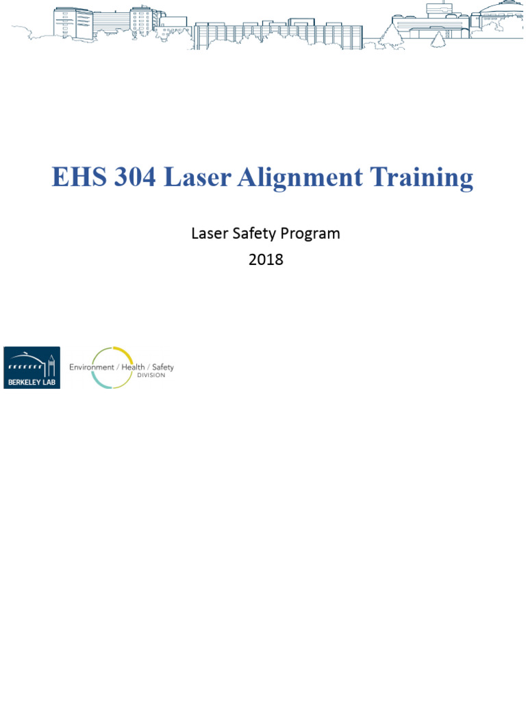 EHS 304 Laser Alignment Training Handouts | PDF | Optical Filter | Laser