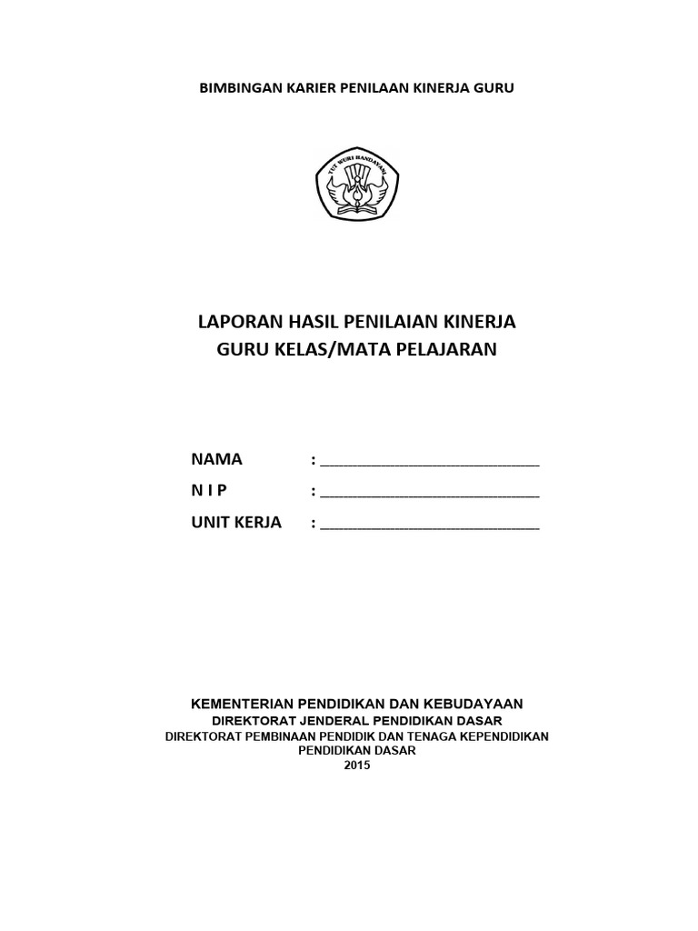 ContohLAPORAN PKG | PDF