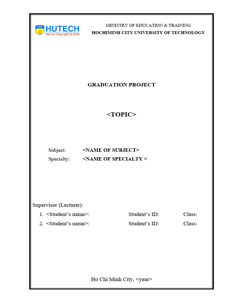 Cover-Graduation Project | PDF