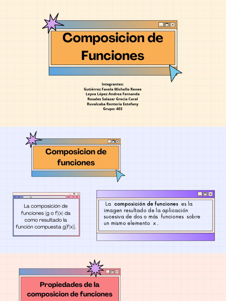 Composición de Funciones | PDF | Función (Matemáticas) | Lógica
