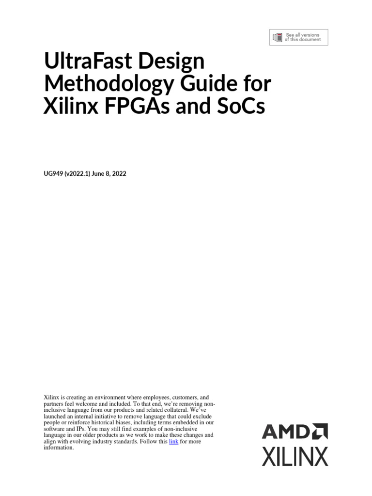 Ug949 Vivado Design Methodology | PDF | Field Programmable Gate Array | System On A Chip