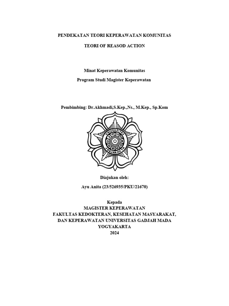 Pendekatan Theori Reasod of ACtion | PDF