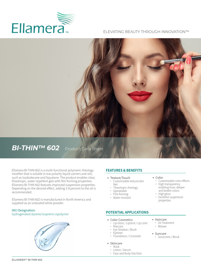 Ellamera BI THIN 602 | PDF | Cosmetics | Gel