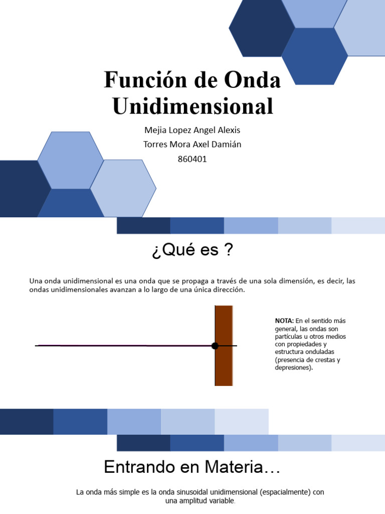 Función de Onda Unidimensional | PDF | Olas | Longitud de onda