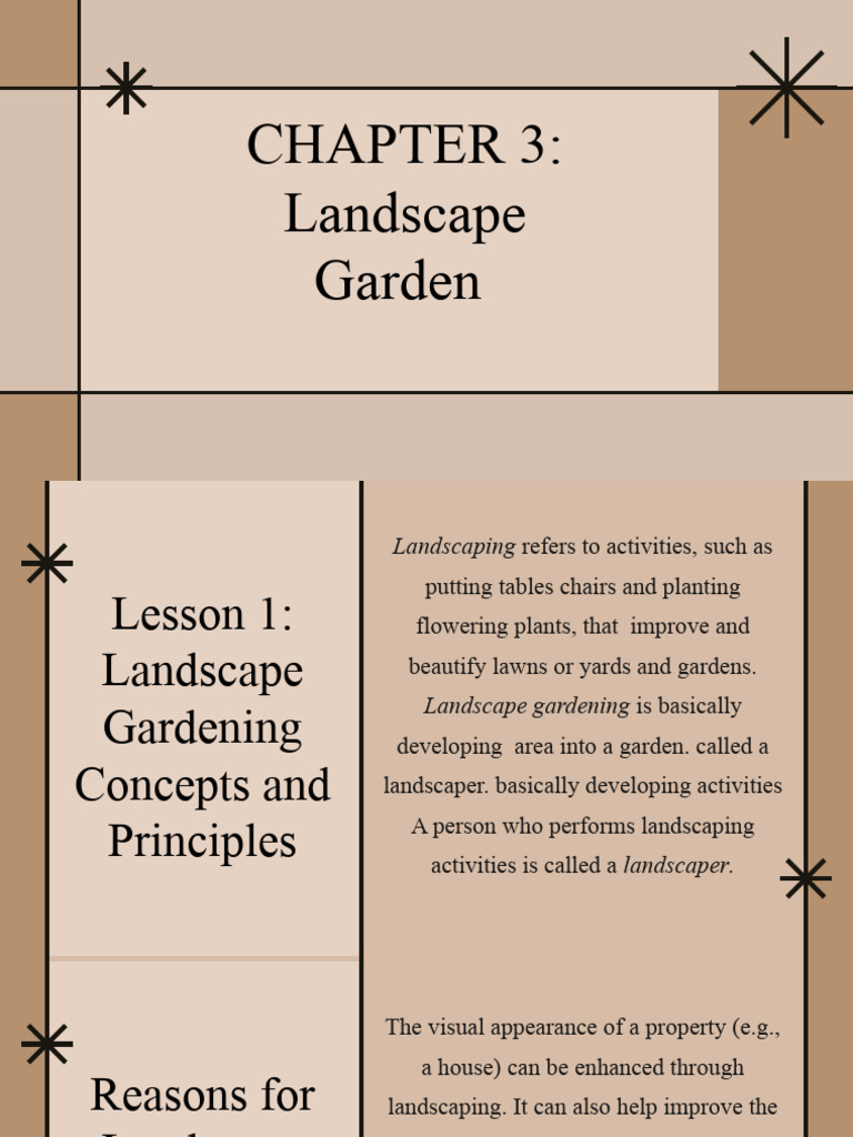 Landscape Gardening | PDF